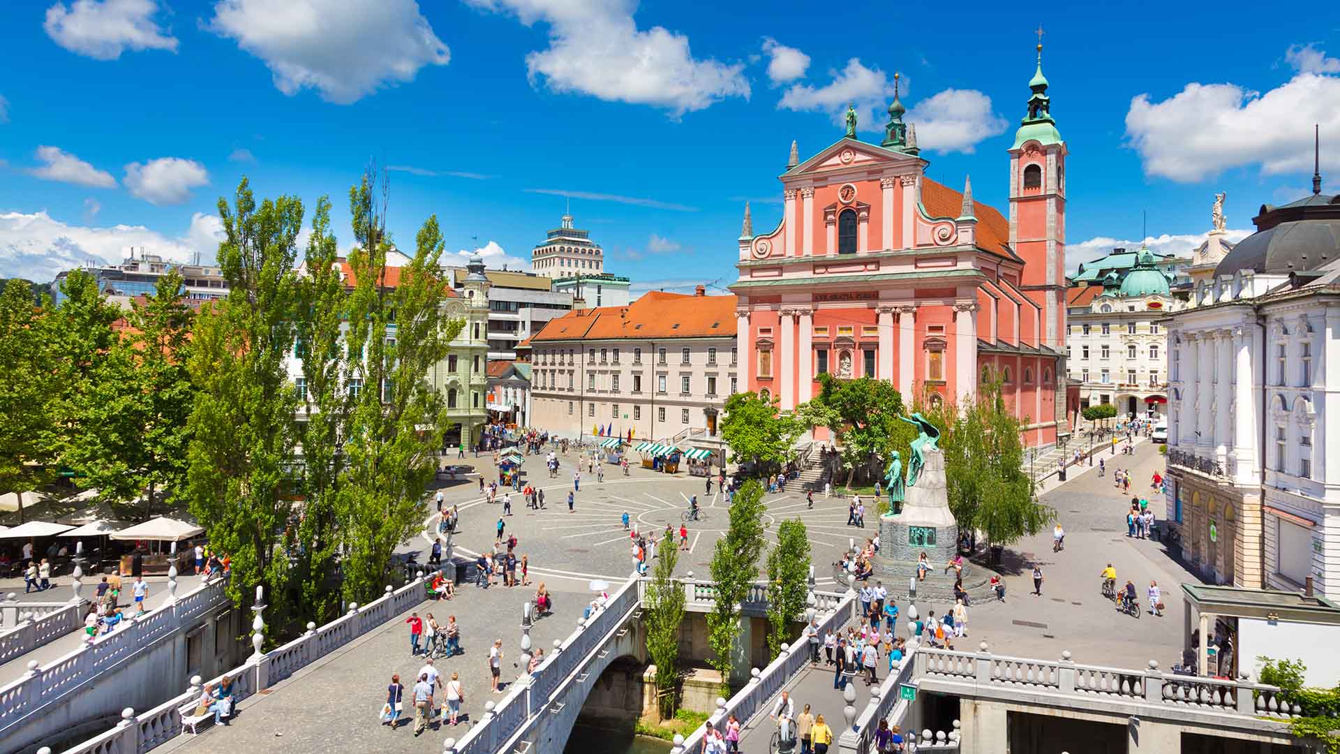 Prešernov trg square » Visit Ljubljana