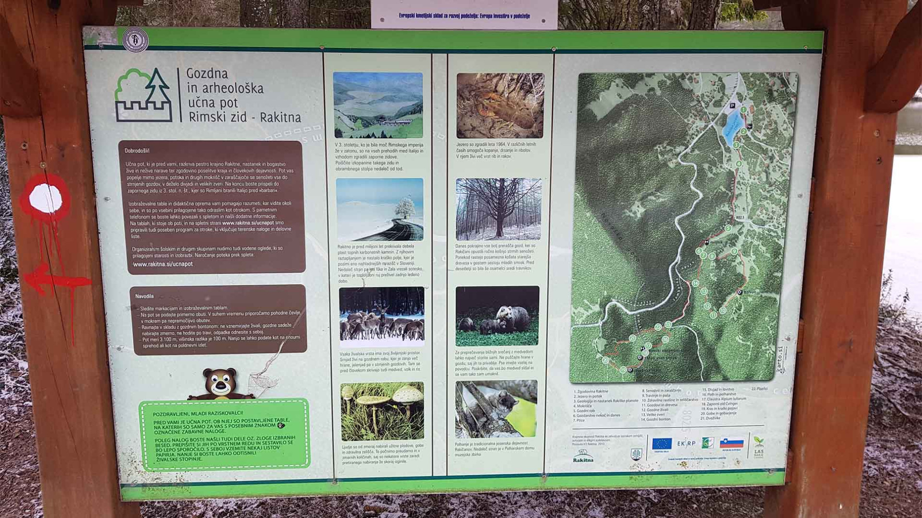 Rakitna Forest and Archaeological Learning Trail (789 m) & Visit Ljubljana