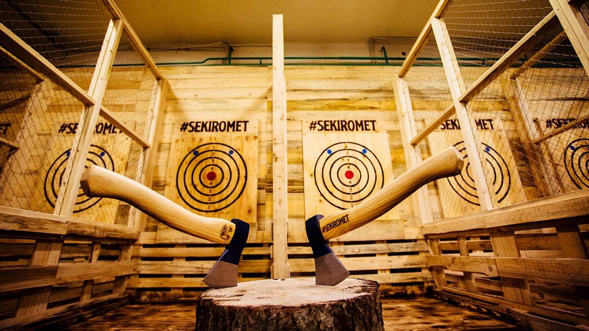 Axe throwing – the most axe-iting entertainment in town! & Visit Ljubljana